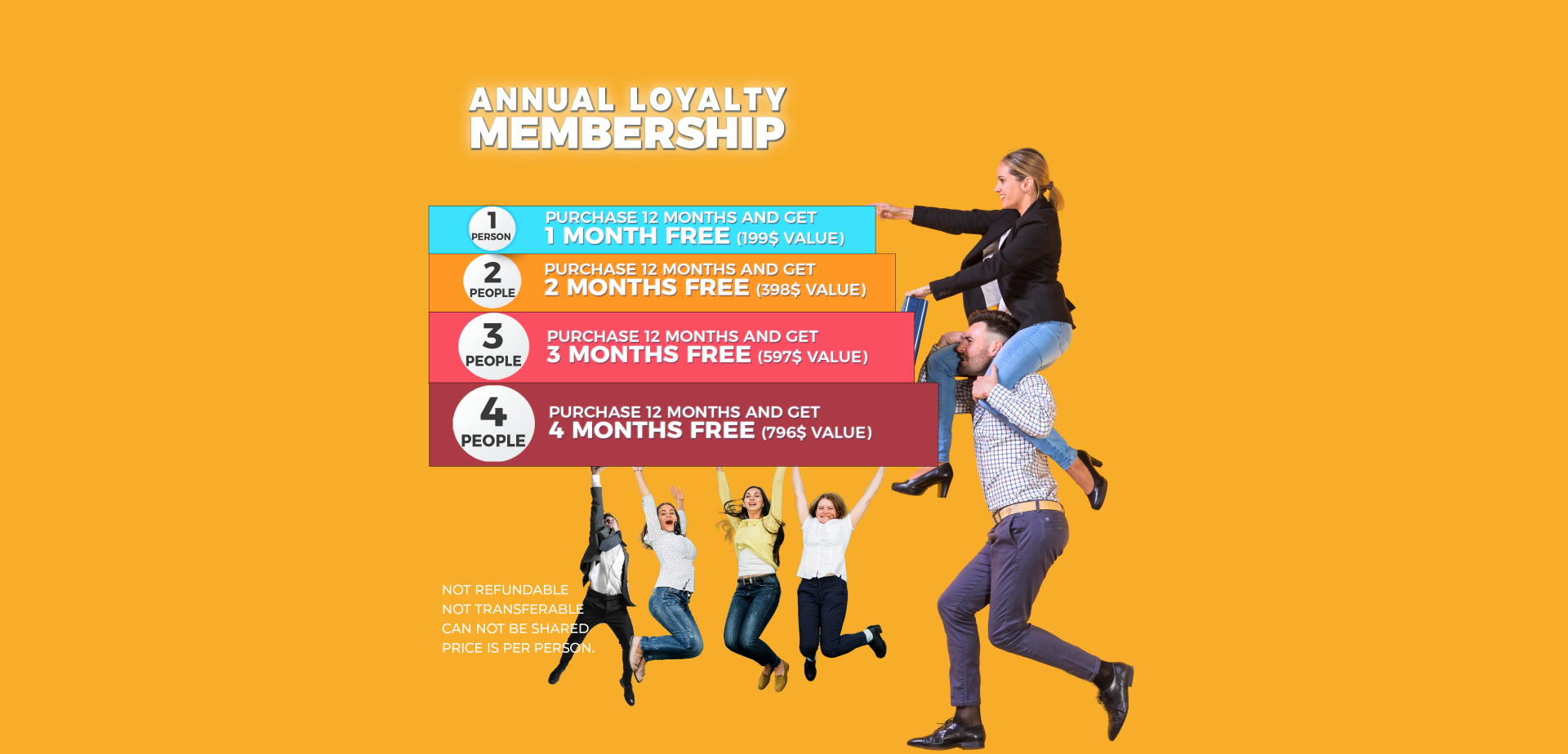 The Best Promotion of The Year | Yearly Subscription